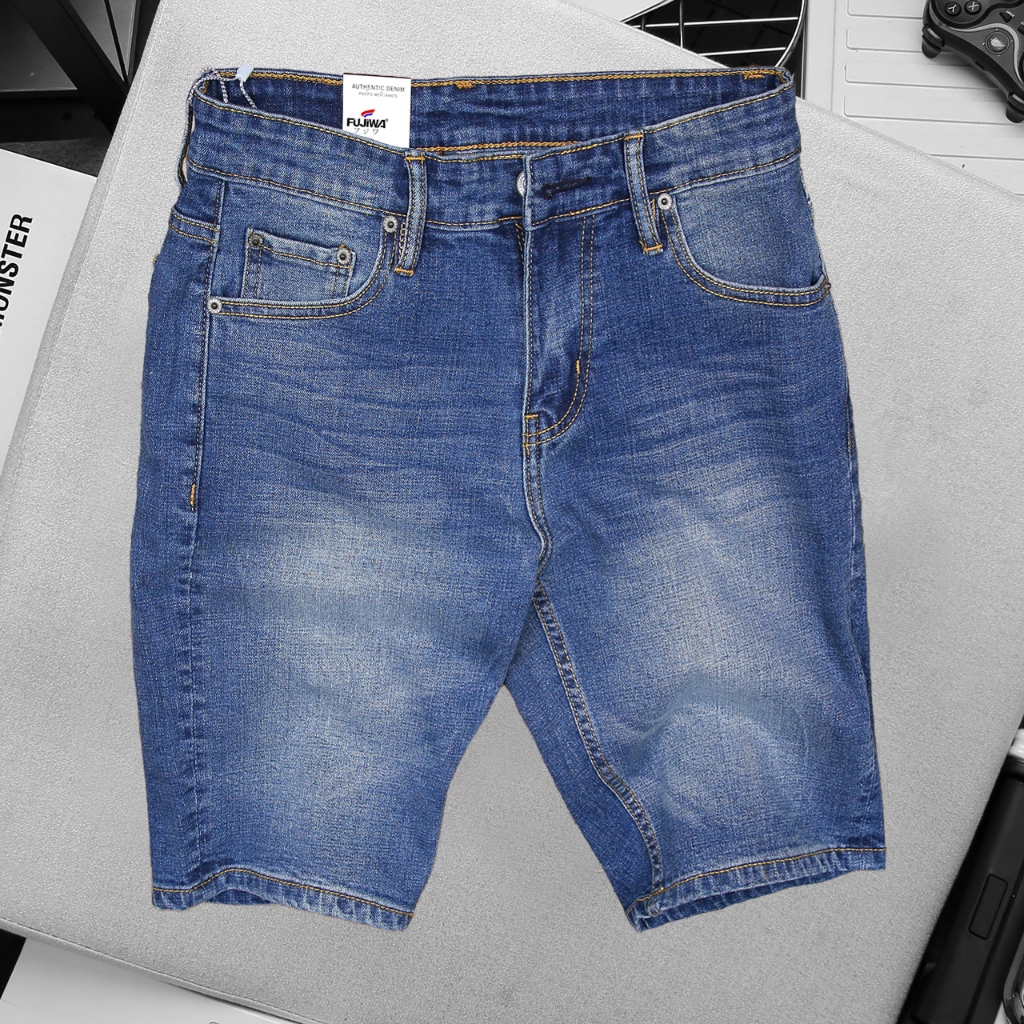 Short Jean Nam Cao Cấp FUJIWA - BA. Jean Có Thun Co Giãn, Mặc Rất Thoải ...