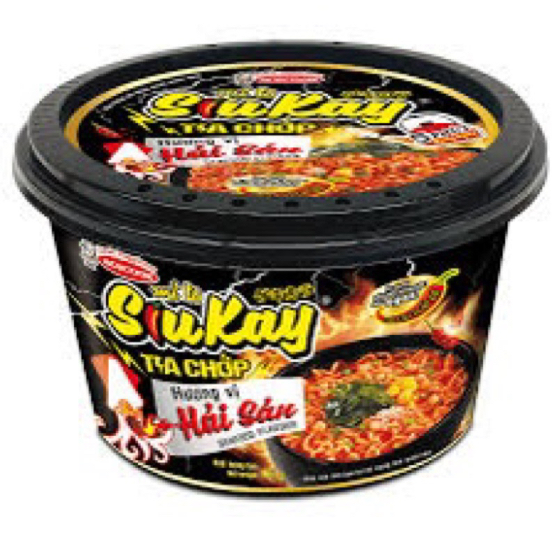 Thùng 12 Tô Mì Siukay Tia Chớp Hải Sản ( Date mới ) | Shopee Việt Nam
