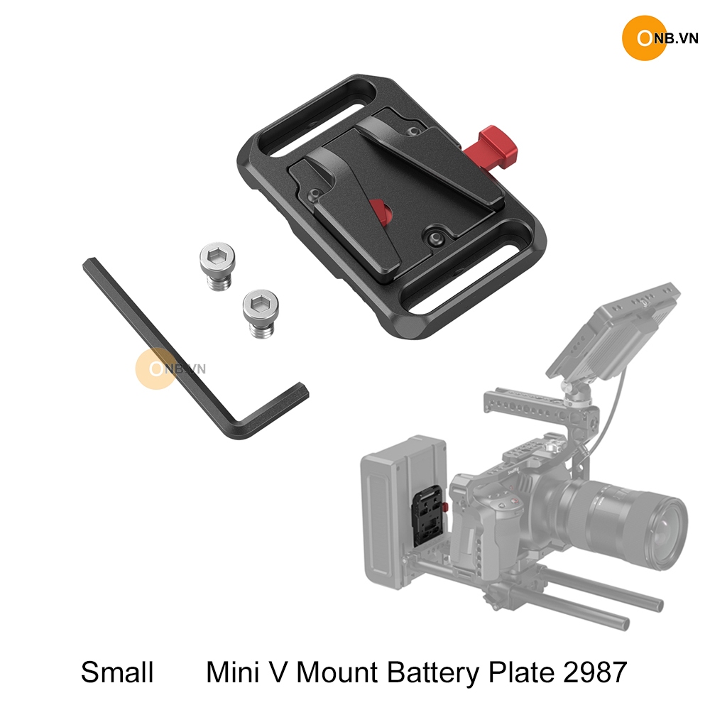 Small-Rig Mini V Mount Battery Plate 2987 - Đế gắn pin Vmount | Shopee ...
