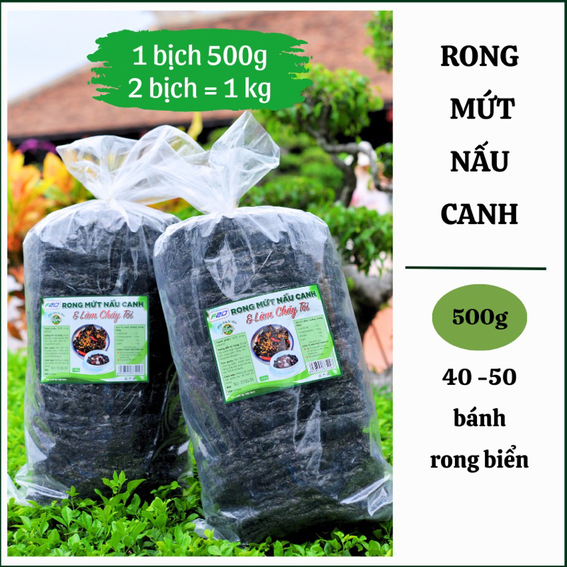 Rong mứt nấu canh [2kg] - Rong biển nấu canh - Rong biển khô làm rong ...