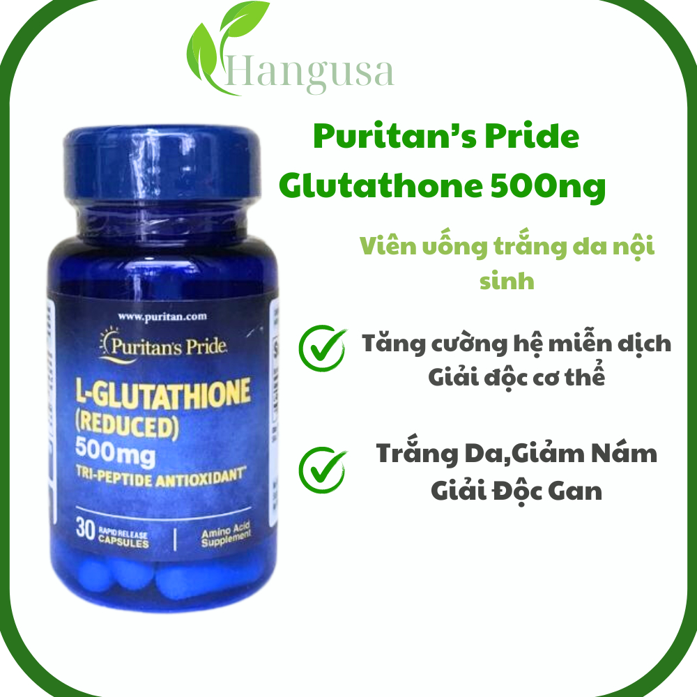 Date 12/2025 Glutathone 500ng , Viên uống trắng da Reduced 500mg ...