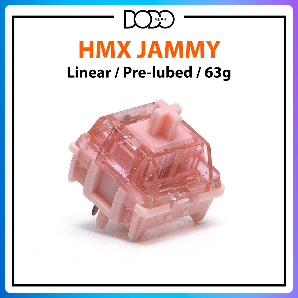 Switch HMX Lucky HMX Jammy 5 PIN Linear 43g 63g công tắc bàn phím ...
