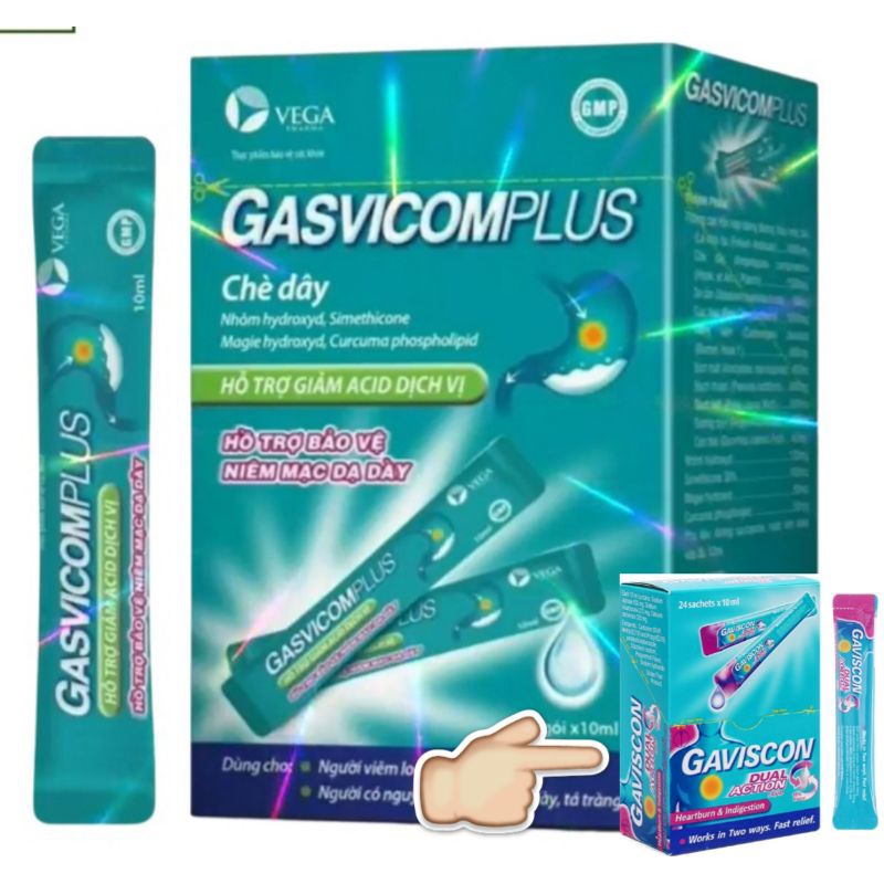 (Chính Hãng) GAVIS COM Gel dạ dày - Hộp 24 Gói - Giảm Trào Ngược Dạ Dày ...