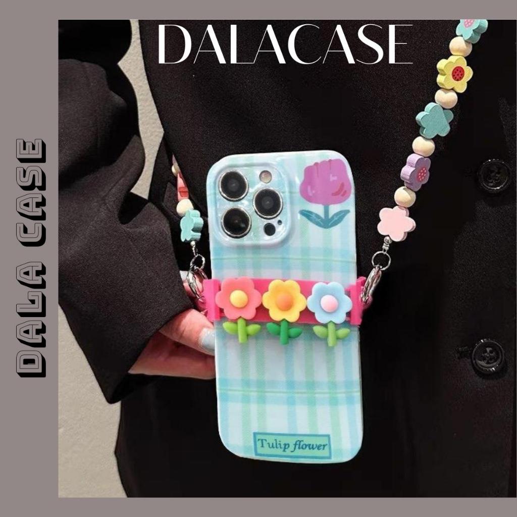 Ốp Lưng IDM Hoa + Kẹp Stick Hoa Kèm Dây Gỗ Đeo Chéo | Shopee Việt Nam