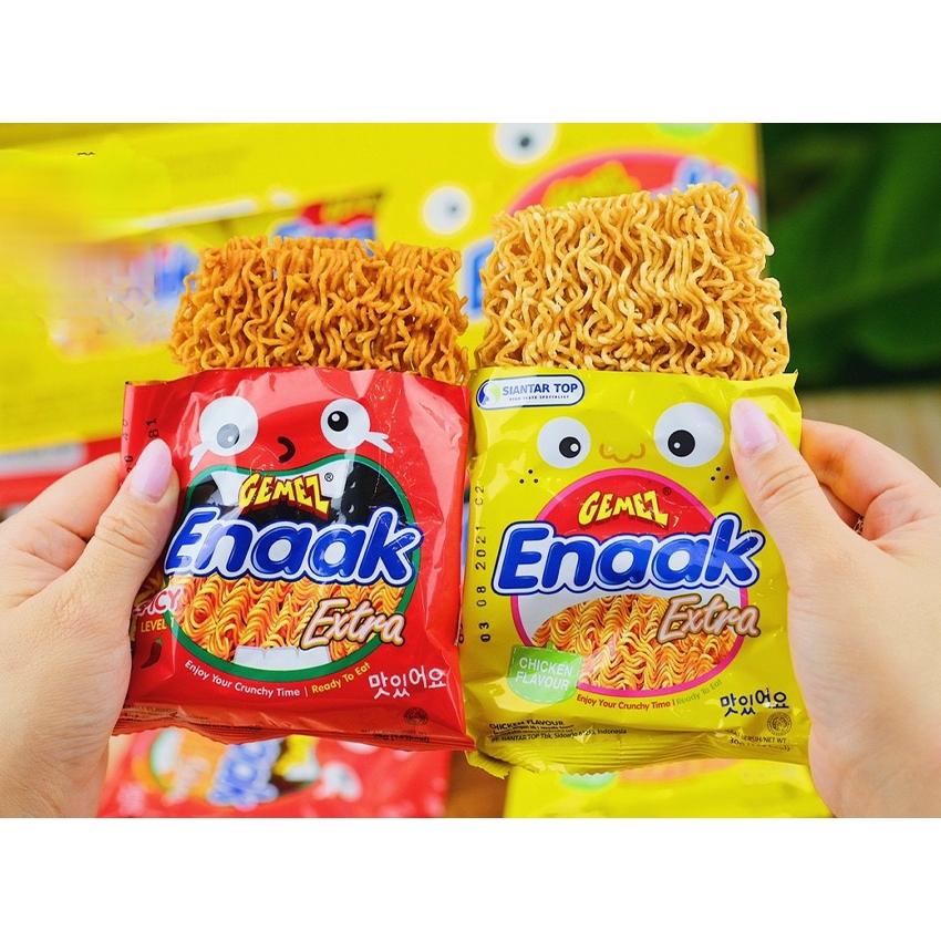 Combo 2 Gói Snack Mì Tôm ENAAK Trẻ Em Vị Gà Truyền Thống 30g M04 - Siêu ...