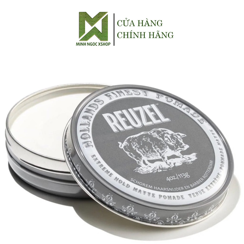 Sáp vuốt tóc Reuzel Extreme Hold Matte Pomade 35g - 113g - 340g, Pomade ...