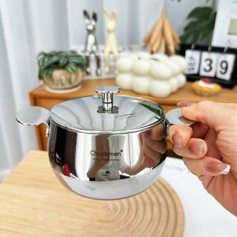 Nồi Chockmen mini inox có nắp 10cm [CKM231] | Shopee Việt Nam