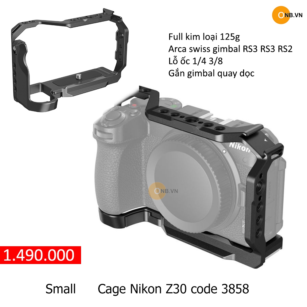 Small-Rig Cage Khung bảo vệ Nikon Z30 3858 | Shopee Việt Nam