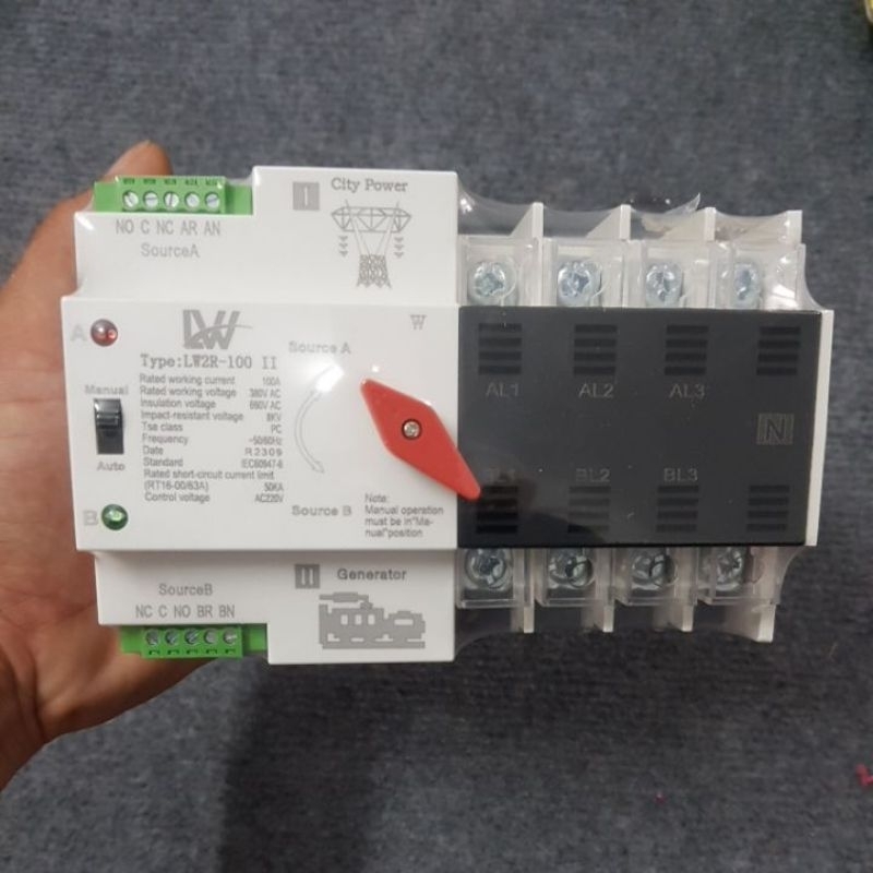 Bộ ATS LW 100A 3 pha 4P Type LW2R-100 II | Shopee Việt Nam