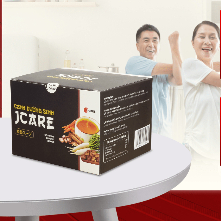 Canh Dưỡng Sinh Jcare bổ dưỡng, Hộp 8 gói hoà tan tiện lợi | Shopee ...