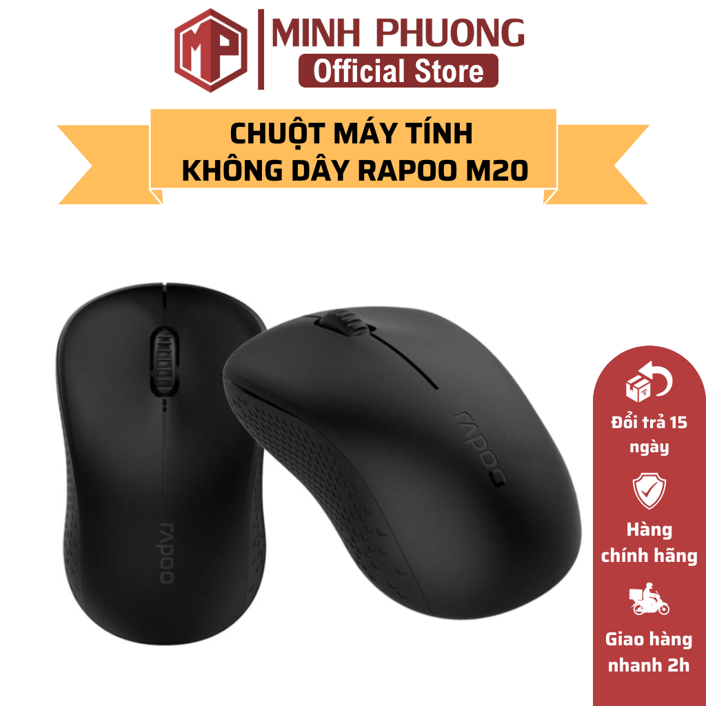 Chuột Không Dây Rapoo M20 Tiết Kiệm Pin - Hàng Chính Hãng | Shopee Việt Nam