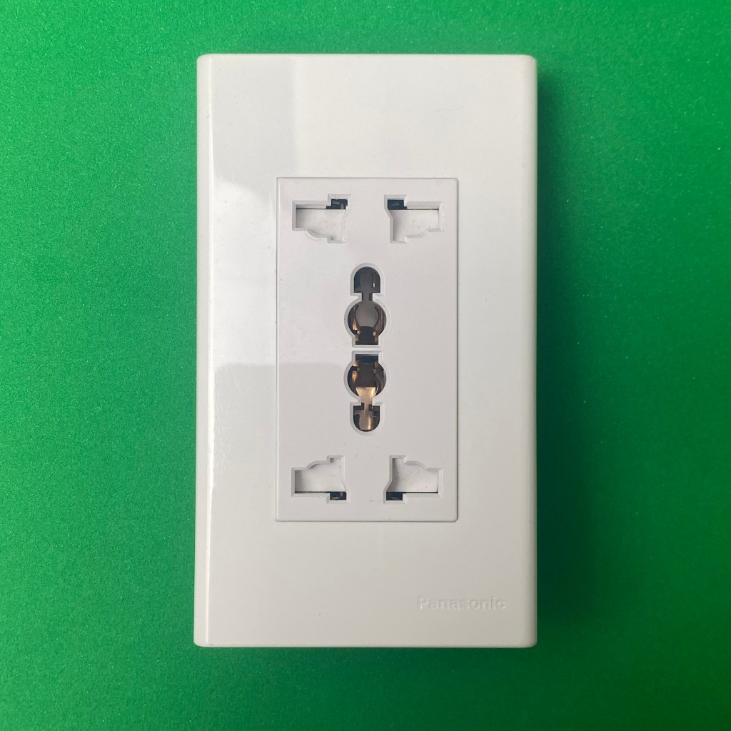 Ổ Cắm Đôi Đa Năng 16A Có Màn Che Mặt Panasonic WEV68030SW, Ổ Cắm Sino ...