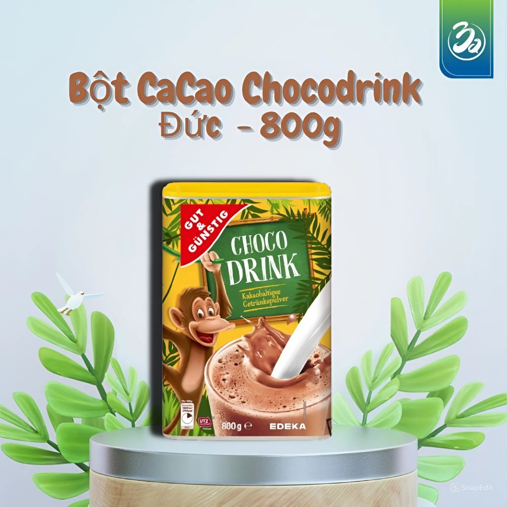 Bột cacao G&G Choco Drink Đức 800g, thơm ngon hấp dẫn giàu giá trị dinh ...