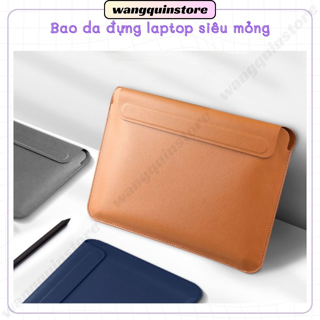 Bao Da Laptop 13-14 Inch Siêu Mỏng - Bao Đựng MacBook 13-14 Inch Chống ...