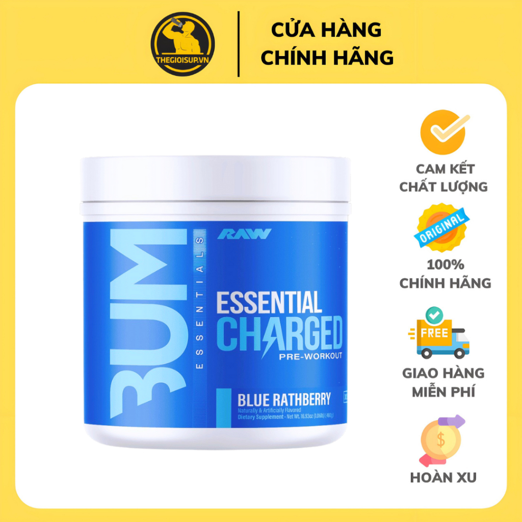 CBUM Essential Charged Pre-workout Bản Nâng Cấp của VUA THỂ HÌNH CBUM ...