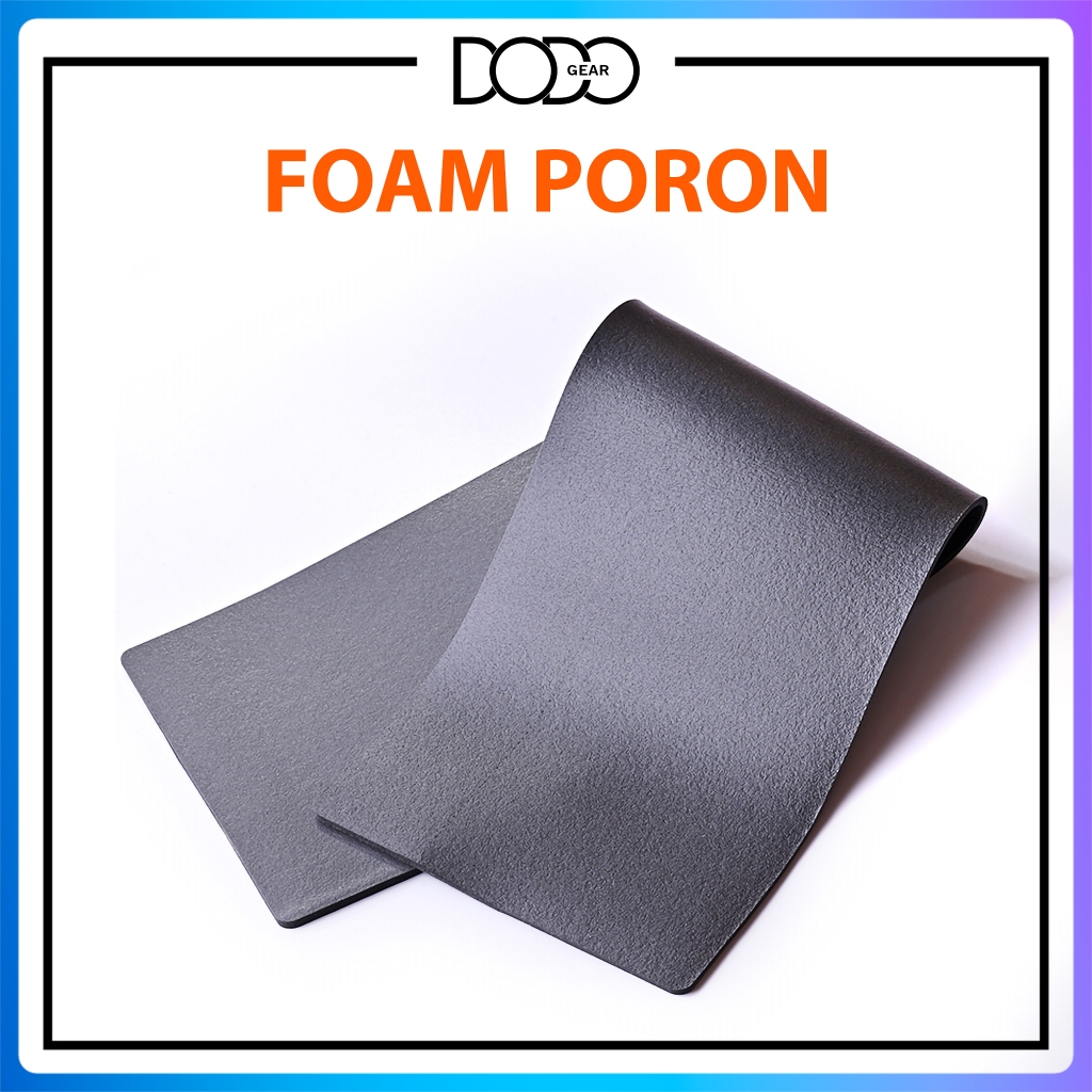 Foam lót bàn phím cơ Poron 2.5mm kích thước 12.5cm x 43cm phù hợp với mọi bàn phím foam tiêu âm ...
