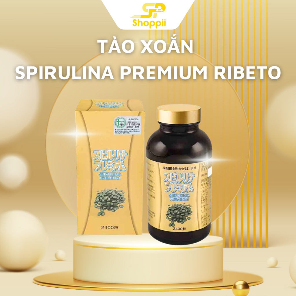 Tảo Xoắn Spirulina Premium Nhật Bản Hộp 2400 Viên Dòng Cao Cấp ...
