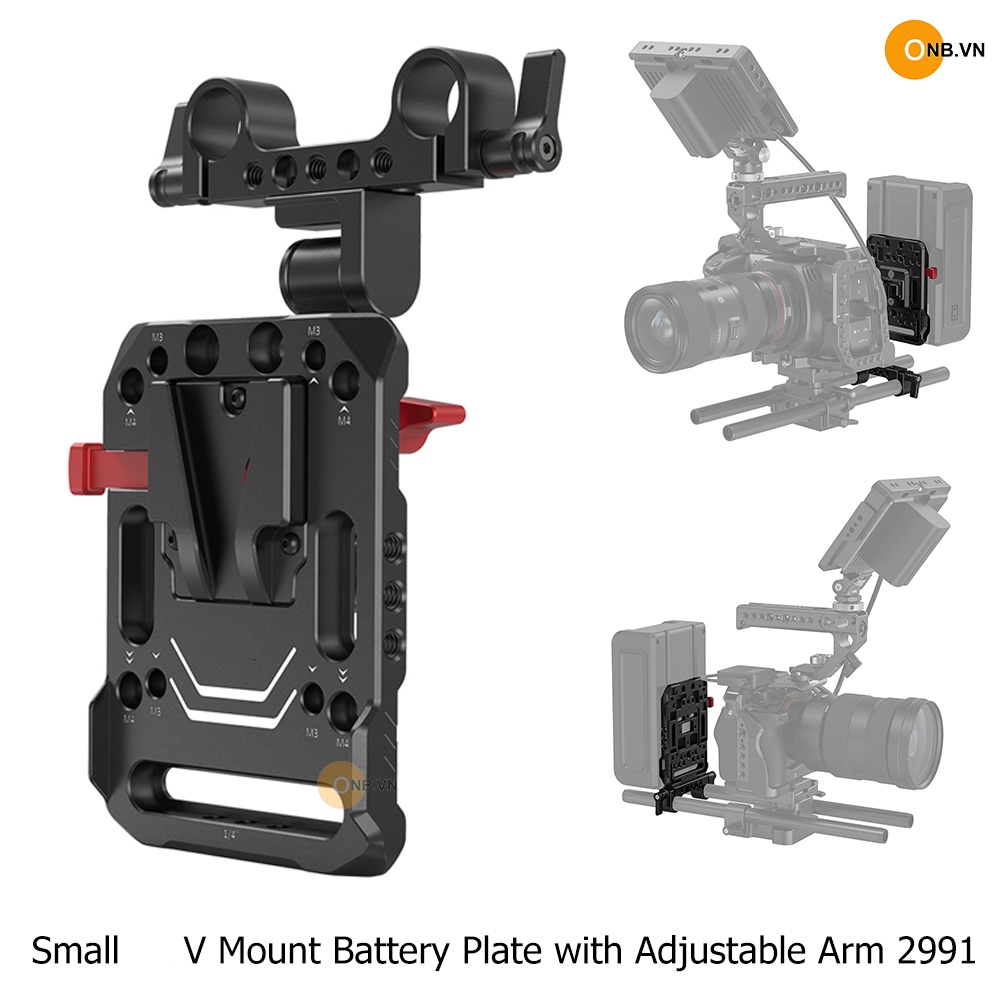 Small-Rig V Mount Battery Plate with Adjustable Arm 2991 | Shopee Việt Nam