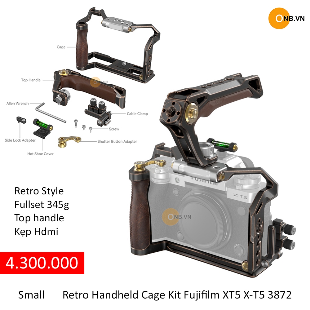 Smal Retro Full set Khung bảo vệ Fujifilm XT5 X-T5 3872 | Shopee Việt Nam