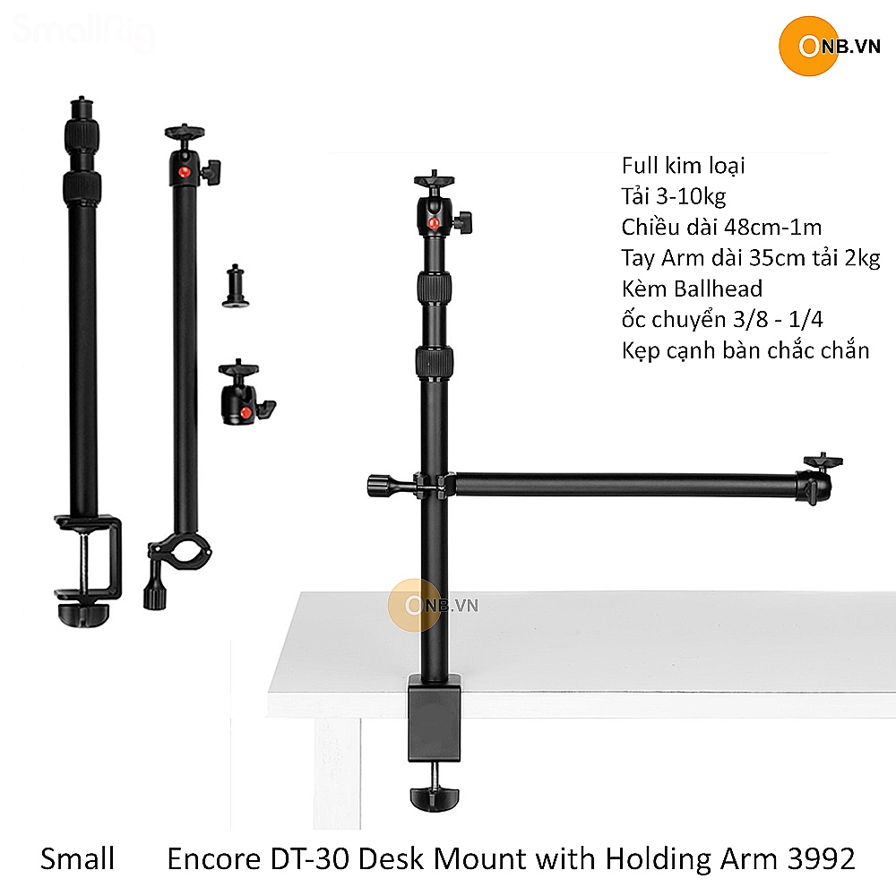 Small Encore DT-30 Desk Mount with Holding Arm 3992 | Shopee Việt Nam