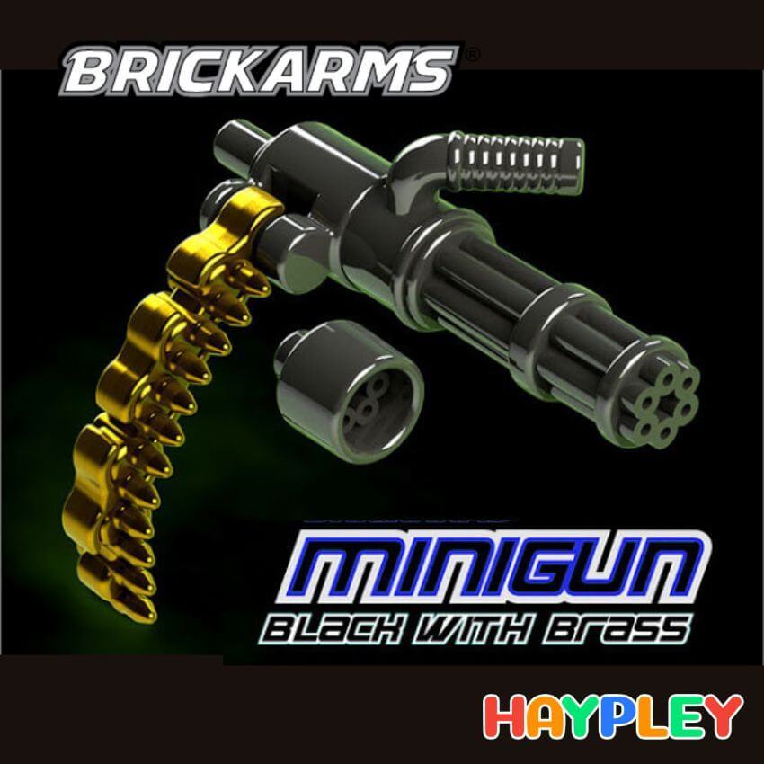 BrickArms Súng máy 6 nòng M134 (Minigun) cho nhân vật LEGO | Shopee ...