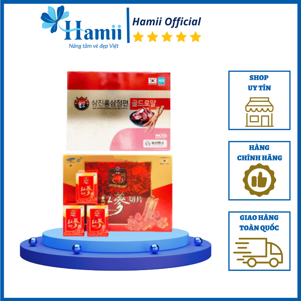 Sâm Lát Tẩm Mật Ong SamBok, Samjin Food Honey Sliced Korean Red Ginseng ...