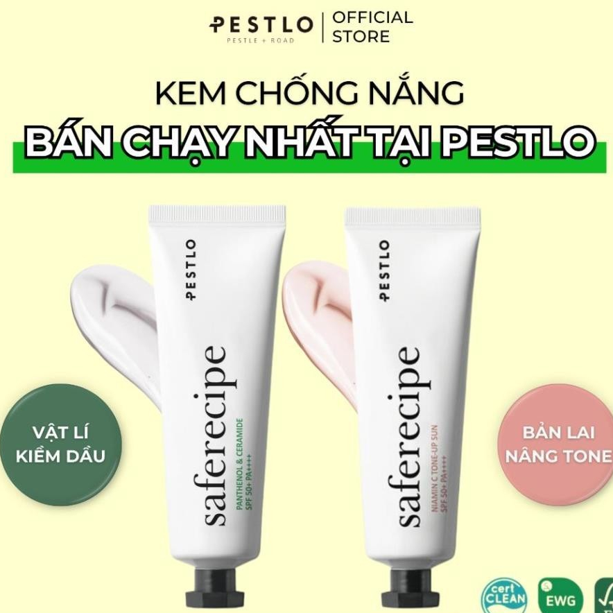 Kem chống nắng PESTLO Saferecipe SPF50 PA++++ 50ml | Shopee Việt Nam