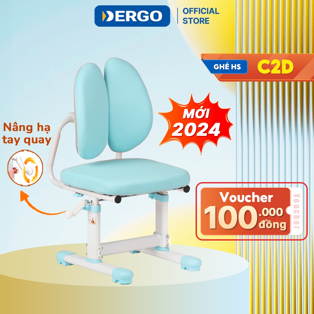 [Mới 2024 - Voucher 100K] Ghế Chống Gù DERGO LEO C2D Điều Chỉnh Tay ...