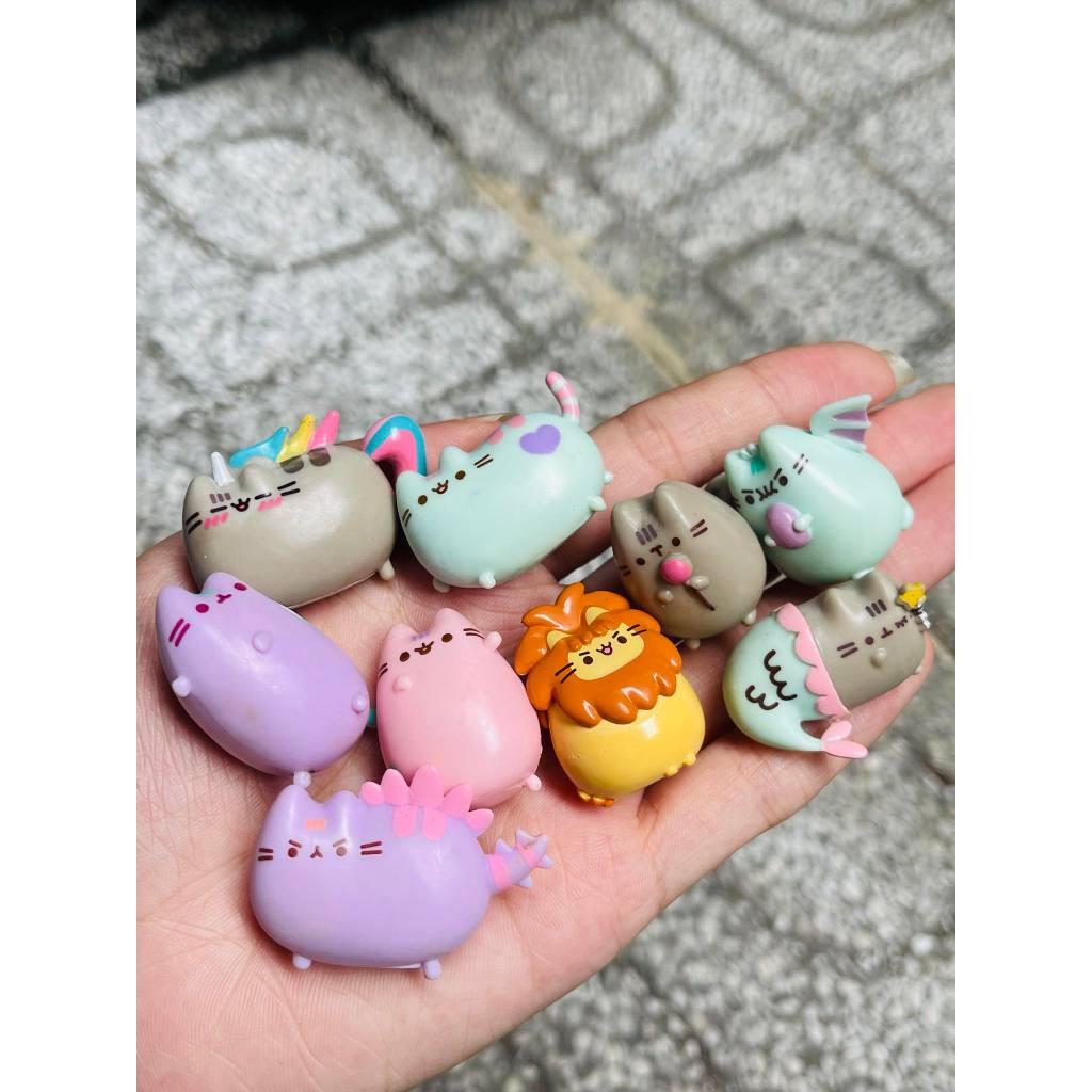 [TÁCH SET] Mô hình siêu mini secondhand mèo Pusheen dễ thương mini ...