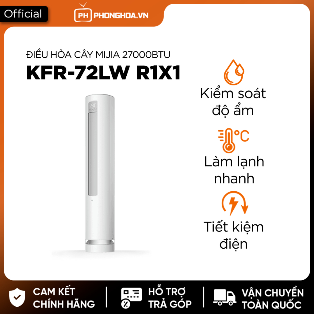 Điều Hòa Cây 2 Chiều Xiaomi Mijia KFR-72LW/R1X1 – 3HP/27.000BTU | Shopee Việt Nam