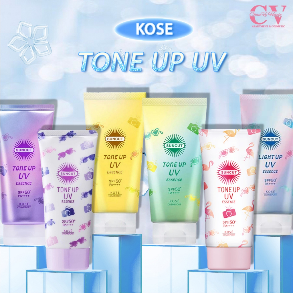 Kem Chống Nắng Kose Suncut Tone Up UV Essence | Shopee Việt Nam