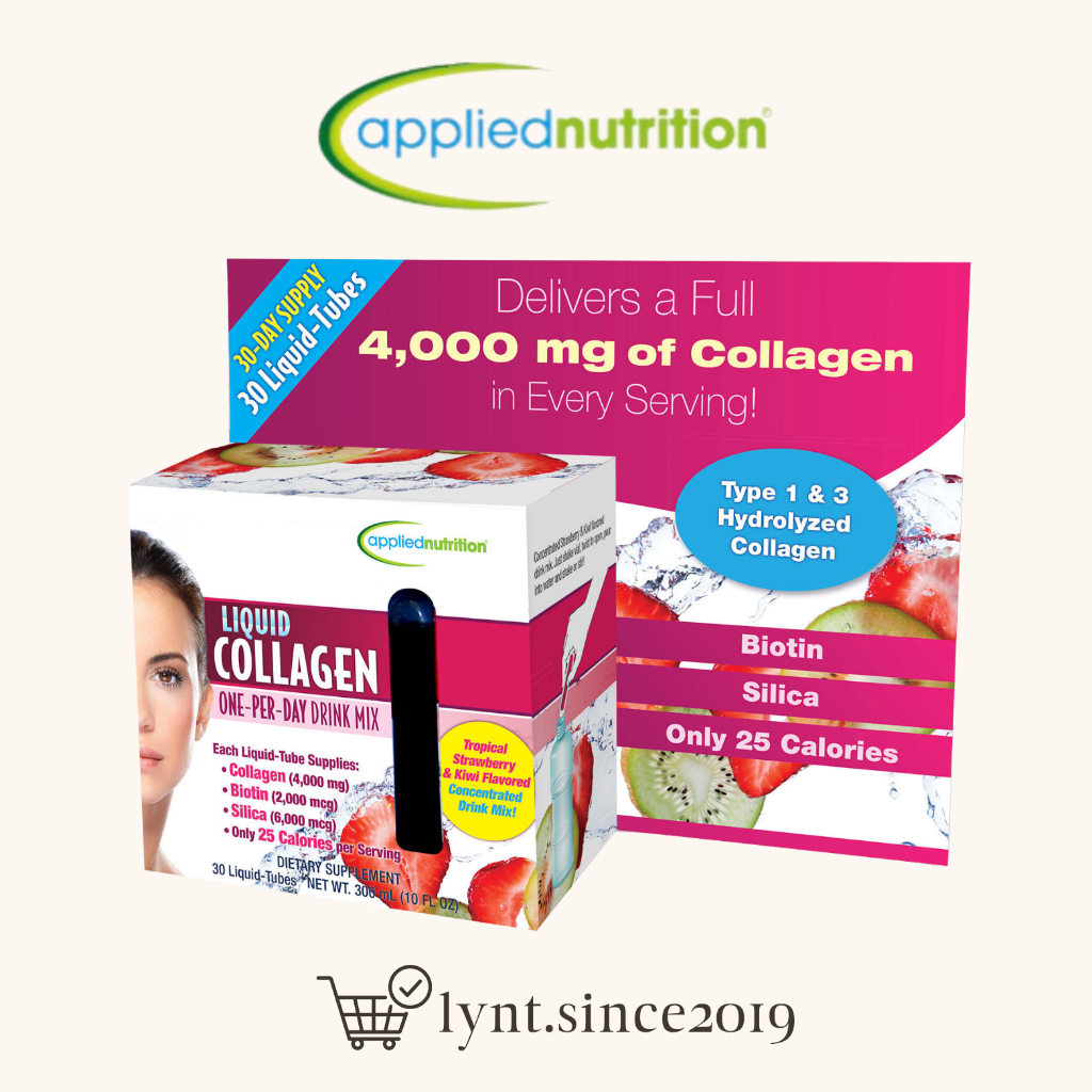 [Hàng Mỹ] (Date 02/26) Collagen ống dạng nước Applied Nutrition Liquid ...