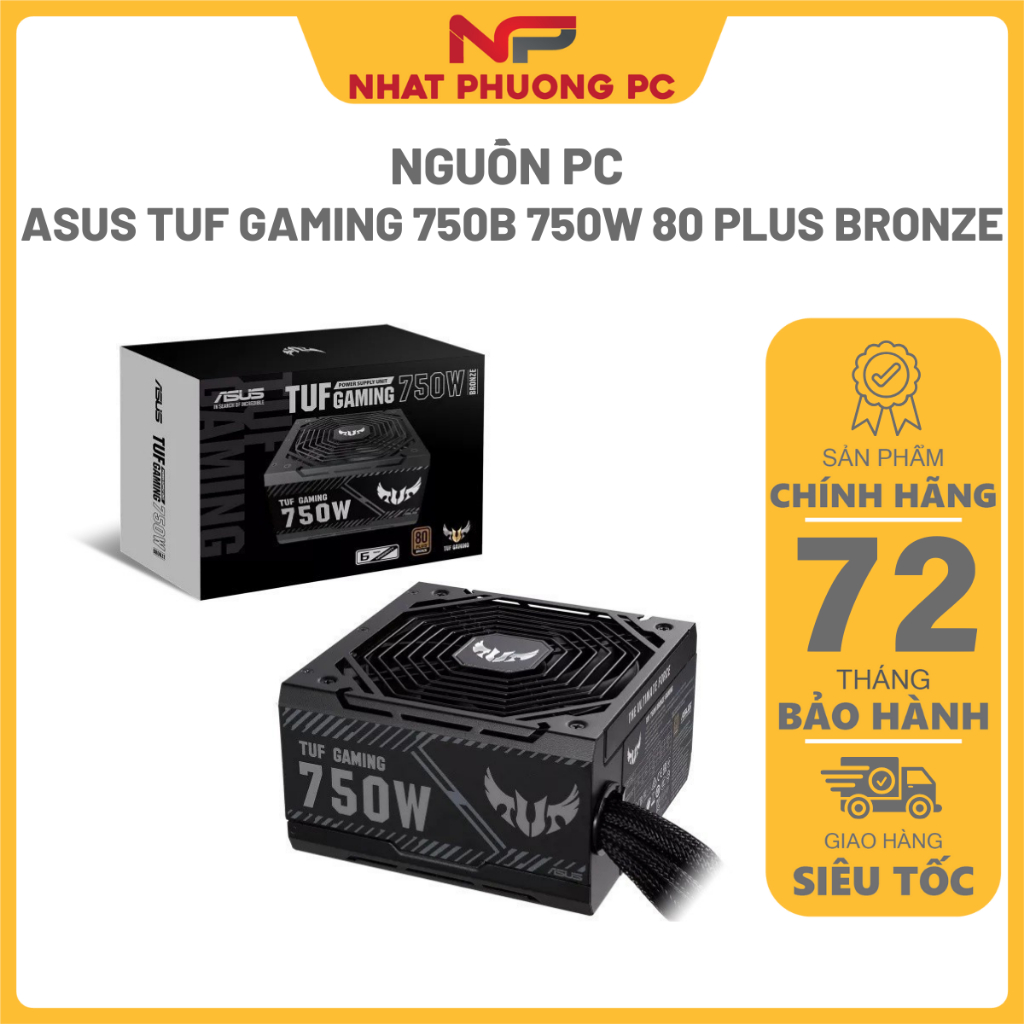 Nguồn ASUS TUF Gaming 750B 750w 80 Plus Bronze - Hàng chính hãng | Shopee Việt Nam