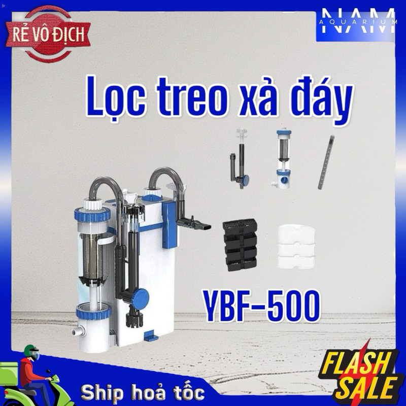 Lọc treo YBF 500 Sunsun có tách phân và lọc váng cho bể cá | Shopee ...
