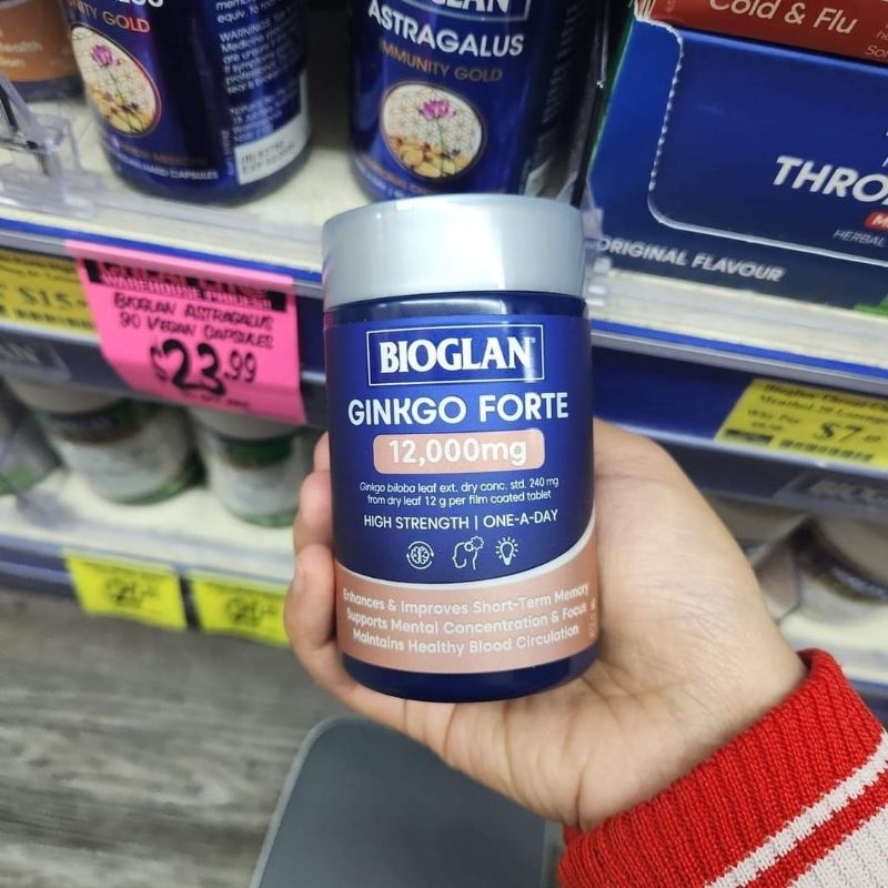 Viên uống bổ não Bioglan Ginkgo Forte 12000mg | Shopee Việt Nam
