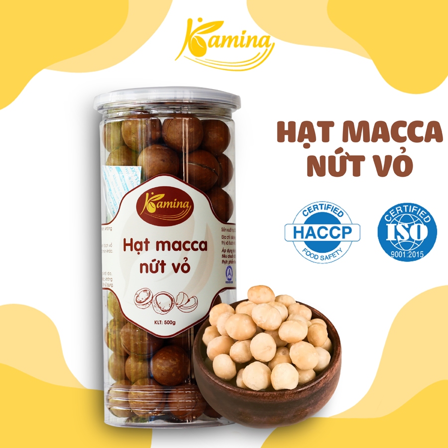 Hạt macca nứt vỏ Đắk Lắk LOẠI 1 giàu dinh dưỡng kèm khóa tách vỏ, lon ...