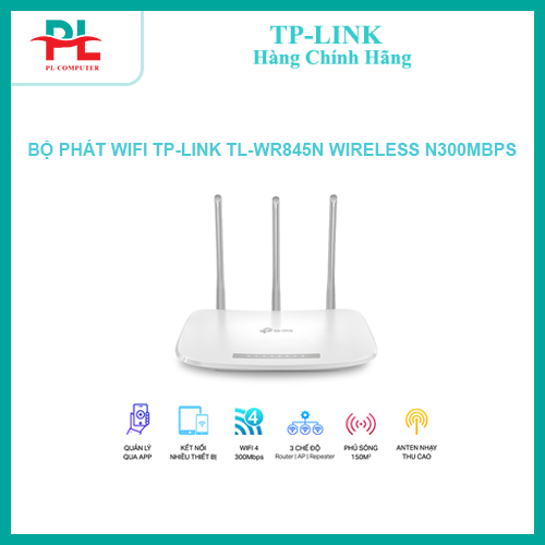 Bộ phát wifi TP link 3 râu 845N Router Wi-Fi chuẩn N 300Mbps - Hãng ...
