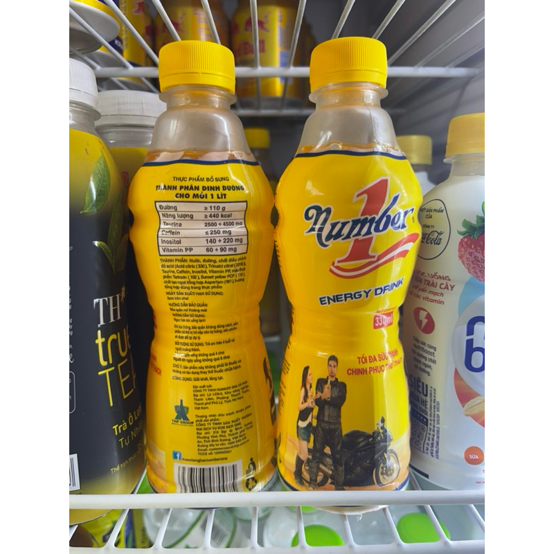 Lốc 6 Chai Nước Tăng Lực NUMBER ONE chai 330ml | Shopee Việt Nam