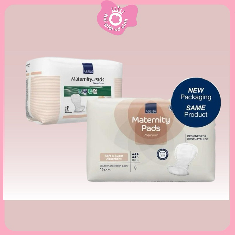 [MẪU MỚI] Abena Maternity Pads Premium Băng Lót Sản Phụ 15cai MM24 ...