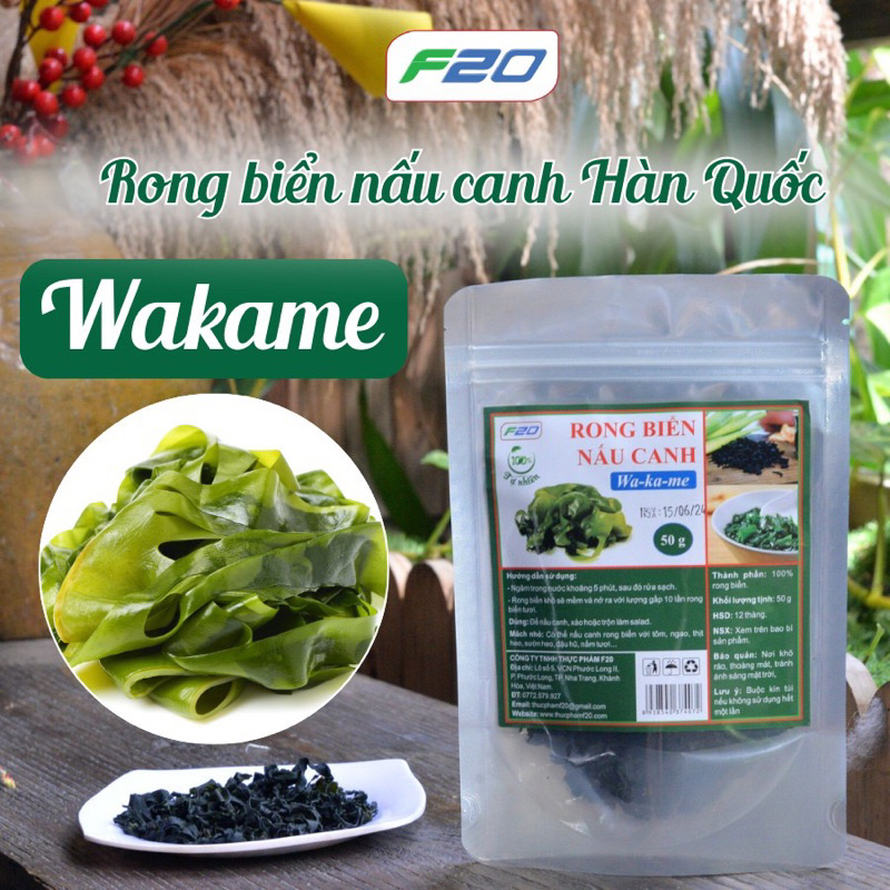 Rong Biển Nấu Canh màu xanh Wakame. Rong Biển Khô Nấu Canh. | Shopee ...