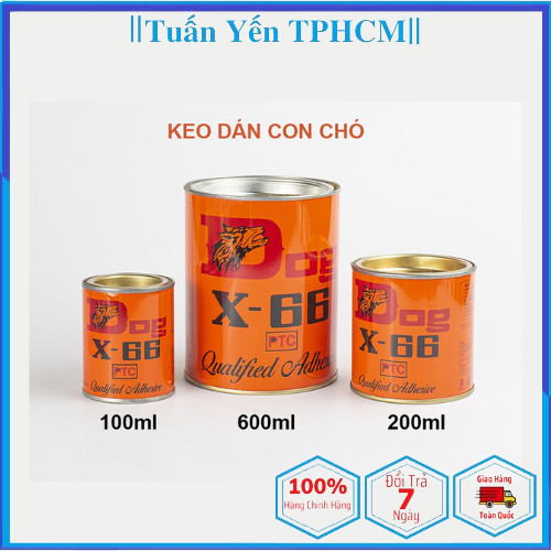 Keo lon con chó (keo đa năng) Dog X-66 100 - 200 - 600g - Toppin ...