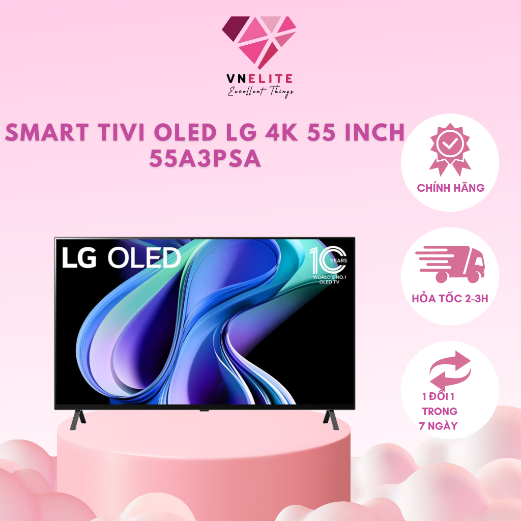 Smart Tivi OLED LG 4K 55 inch 55A3PSA - Chính hãng | Shopee Việt Nam