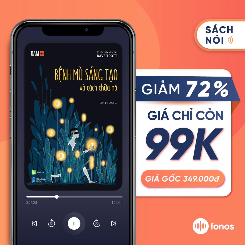Sách nói Fonos: Bệnh Mù Sáng Tạo và Cách Chữa Nó | Shopee Việt Nam