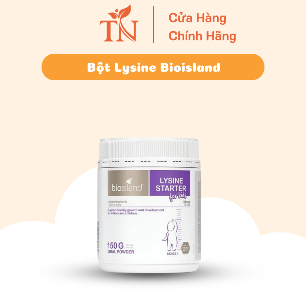 Bột VTM Lysine Bio Island hộp 150g | Shopee Việt Nam