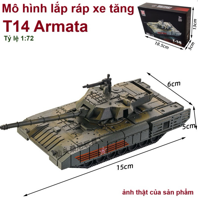 Mô hình lắp ráp MHQS tỷ lệ 1:72 Block Model M1A2 Battle Tank Leopard 2A7 Challenger 2 Merkava ...