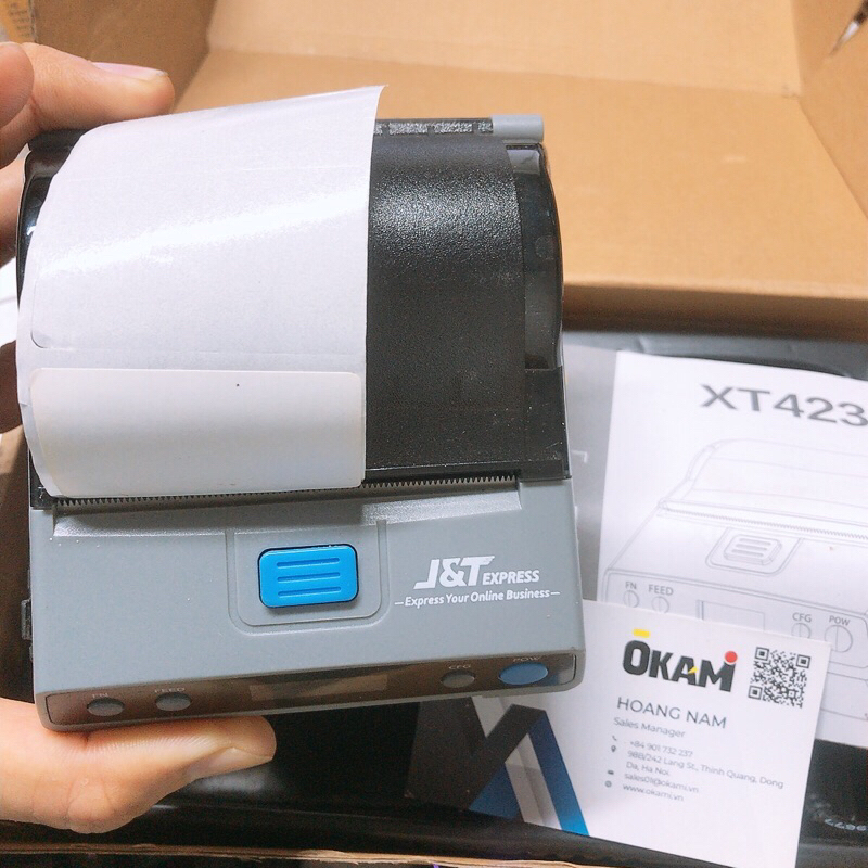 Máy in bill Jt,in tem vận chuyển,in tem dán hàng Zicox XT423 | Shopee ...