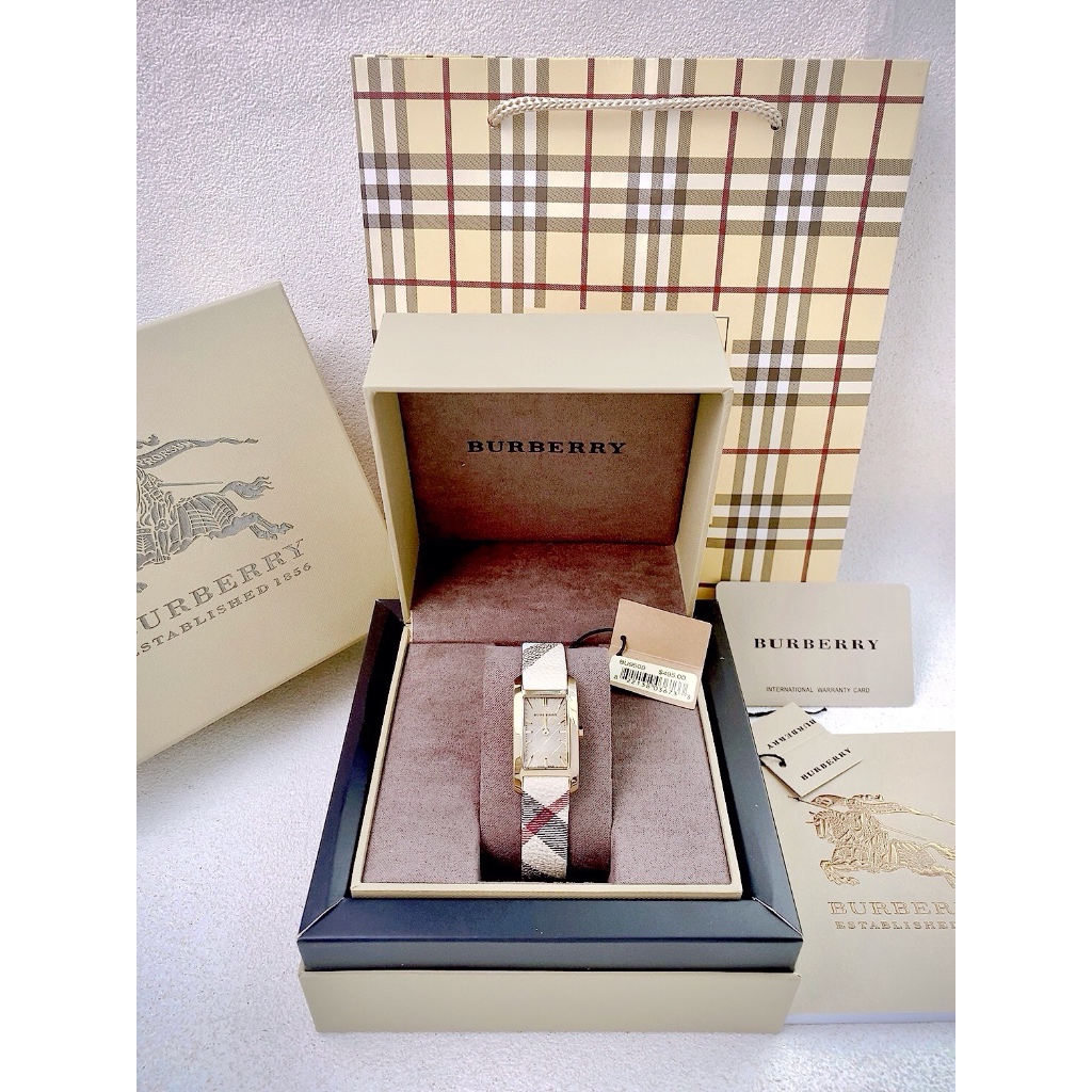 Đồng hồ nữ BURB€RRY BU9509 Pioneer Gold Dial Gold Ion-plated Ladies ...