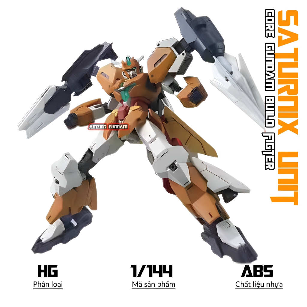 Mô hình HG Core Gundam & Saturnix Unit, 1/144 Gunpla, Mô hình nhựa, Đồ chơi xếp hình mecha ...