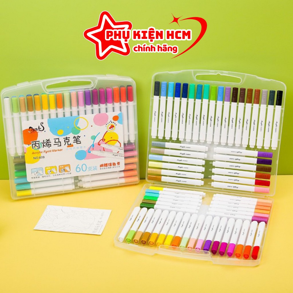 bút màu acrylic market cao cấp | Shopee Việt Nam