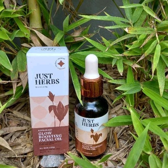 Dầu dưỡng sáng da và tái tạo da - Just Herbs Kimsukadi Tail Glow Boosting Facial Oil | Shopee ...